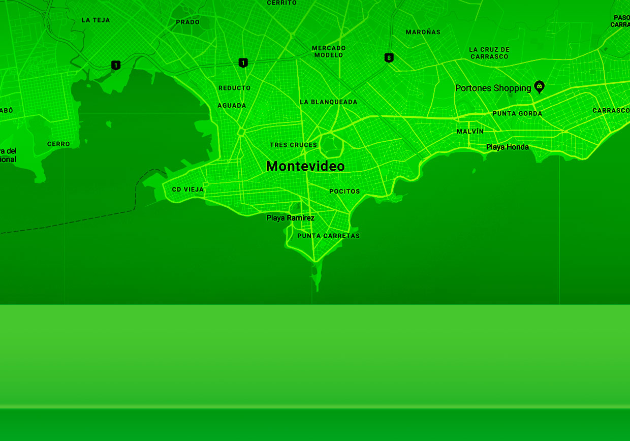 Mapa de envios - Compras Dmas