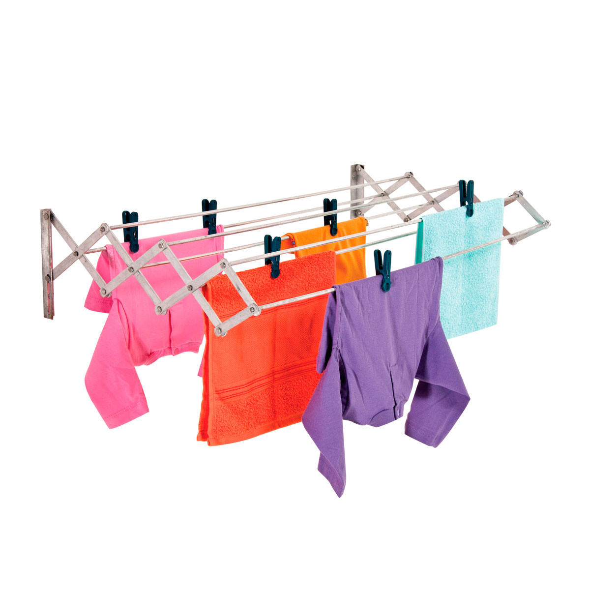 Tendedero retráctil para pared 77cm - Compras Dmas